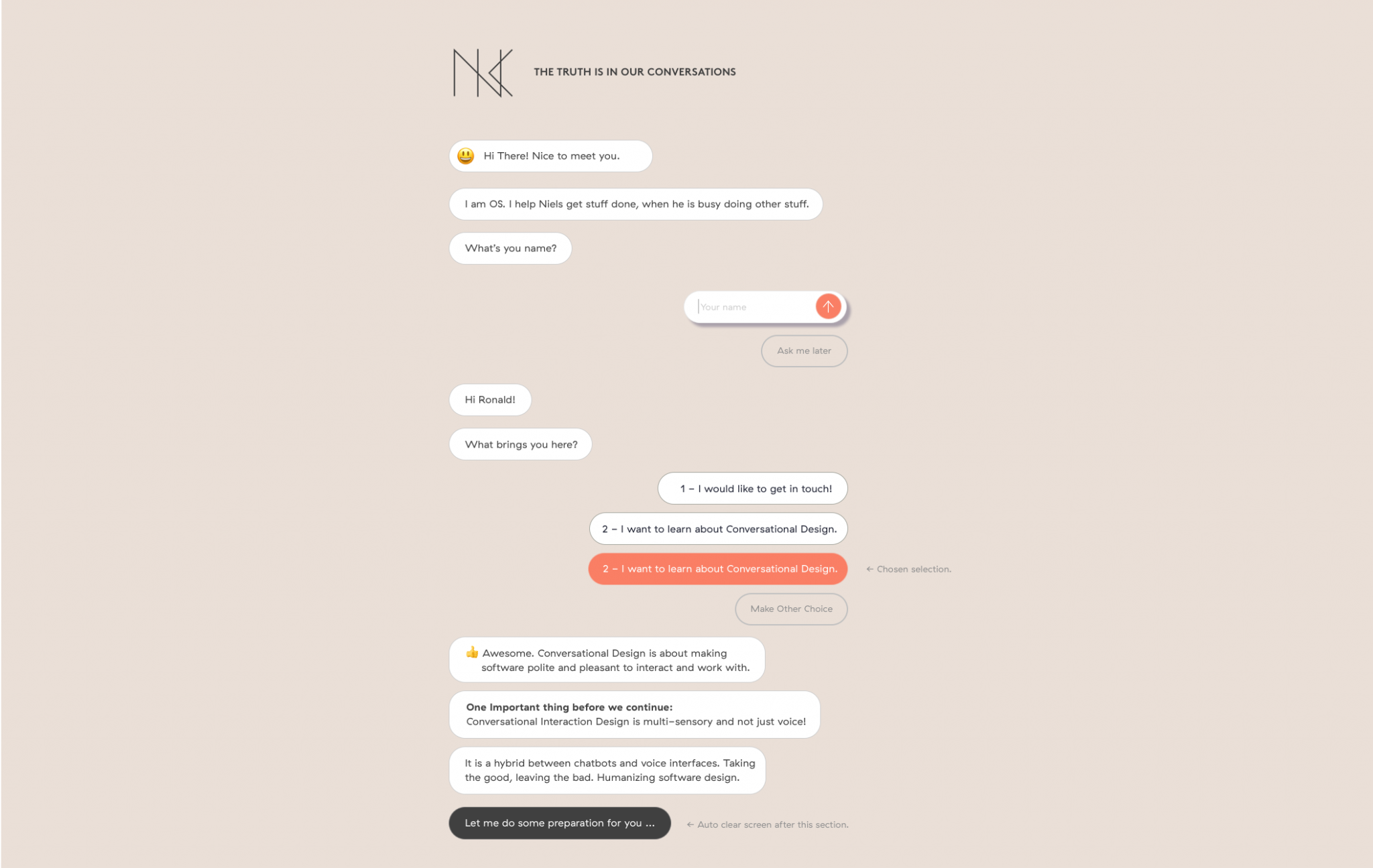 What is Conversation Design? - Niels Kijf - Freelance UX/UI
